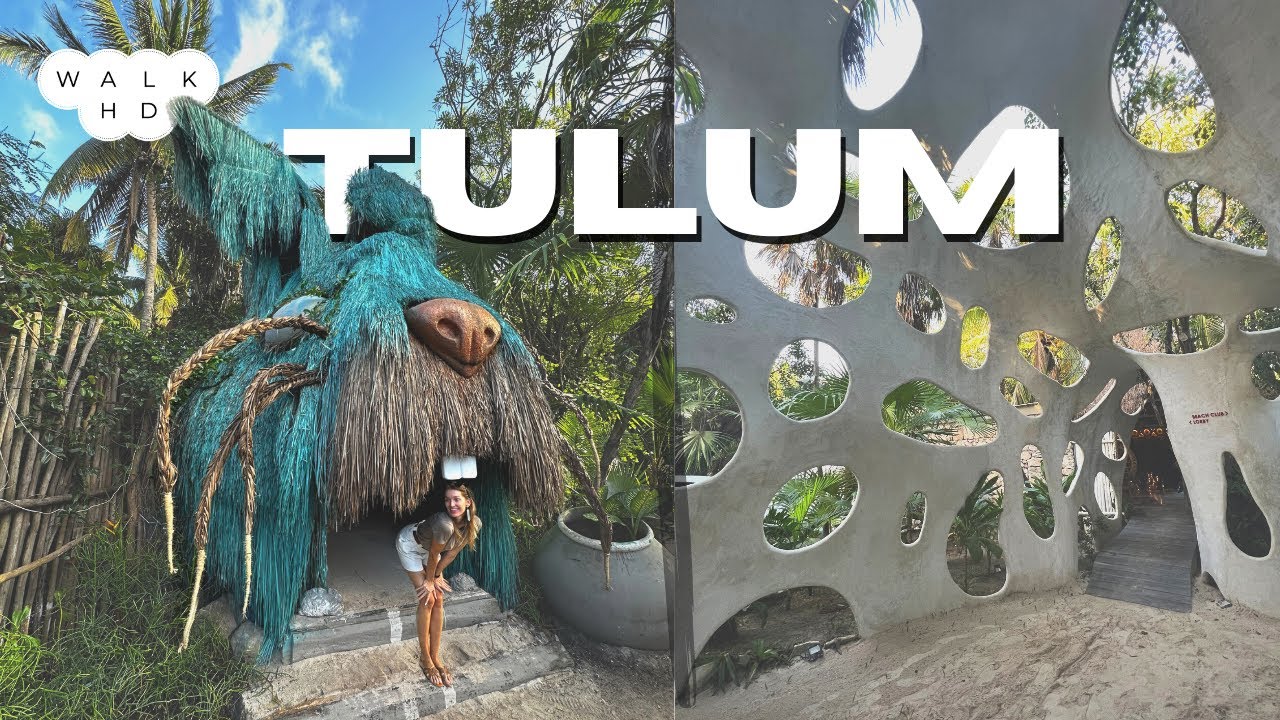 Hotel Zone Tulum (4K ultra HDR tour) - YouTube