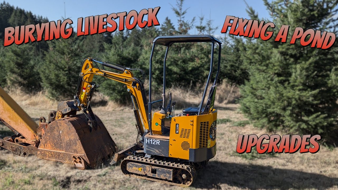 Working with a $4000 mini-excavator (AGT H12R) - YouTube
