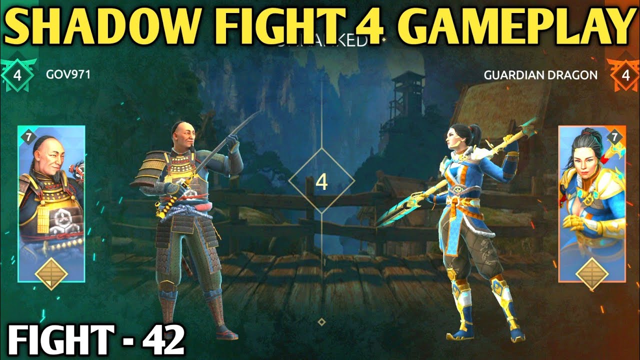 Fight - 42 || Me Vs AI || shadow fight 4 gameplay || unranked match ...