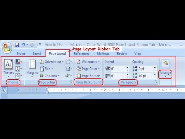 What Is Page Layout Tab In Ms Word - Infoupdate.org