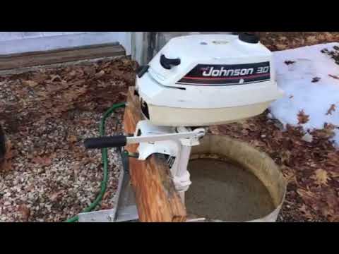 1990 Johnson 3 HP - YouTube