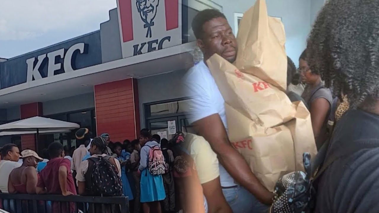 Humongous Crowd at Santa Cruz KFC today - YouTube