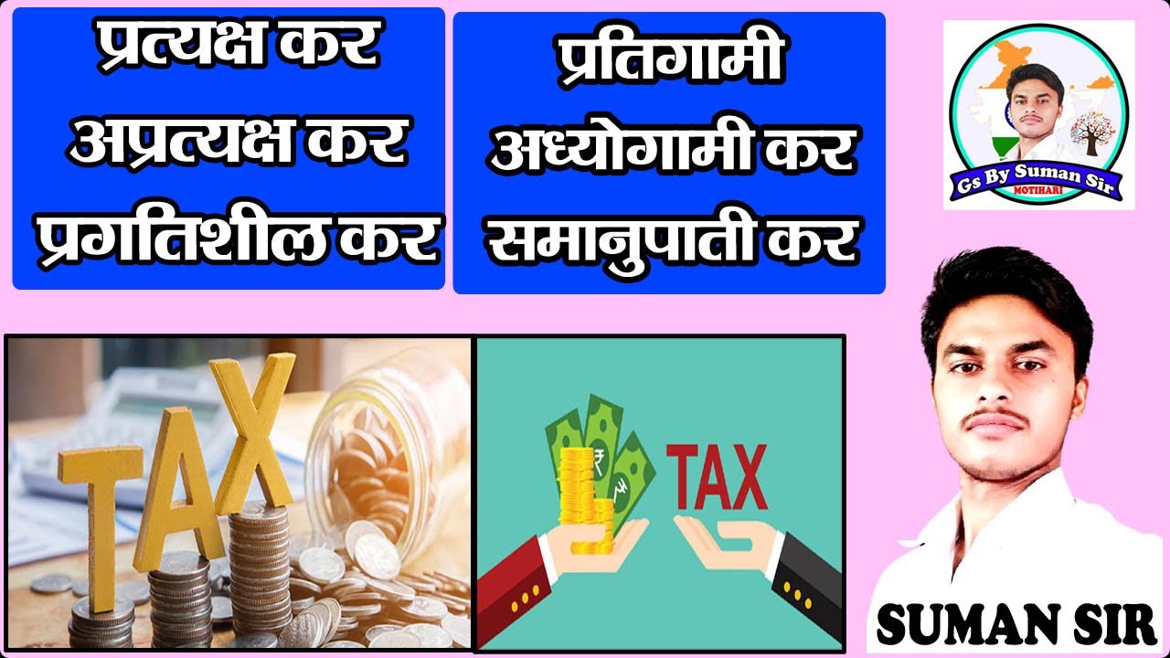 Tax,Type of Tax,Direct tax, Indirect Tax, Progressive Tax,Regressive ...