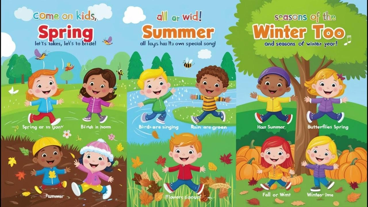 The Four Seasons Song: Learn and Sing About Spring, Summer, Fall, and ...