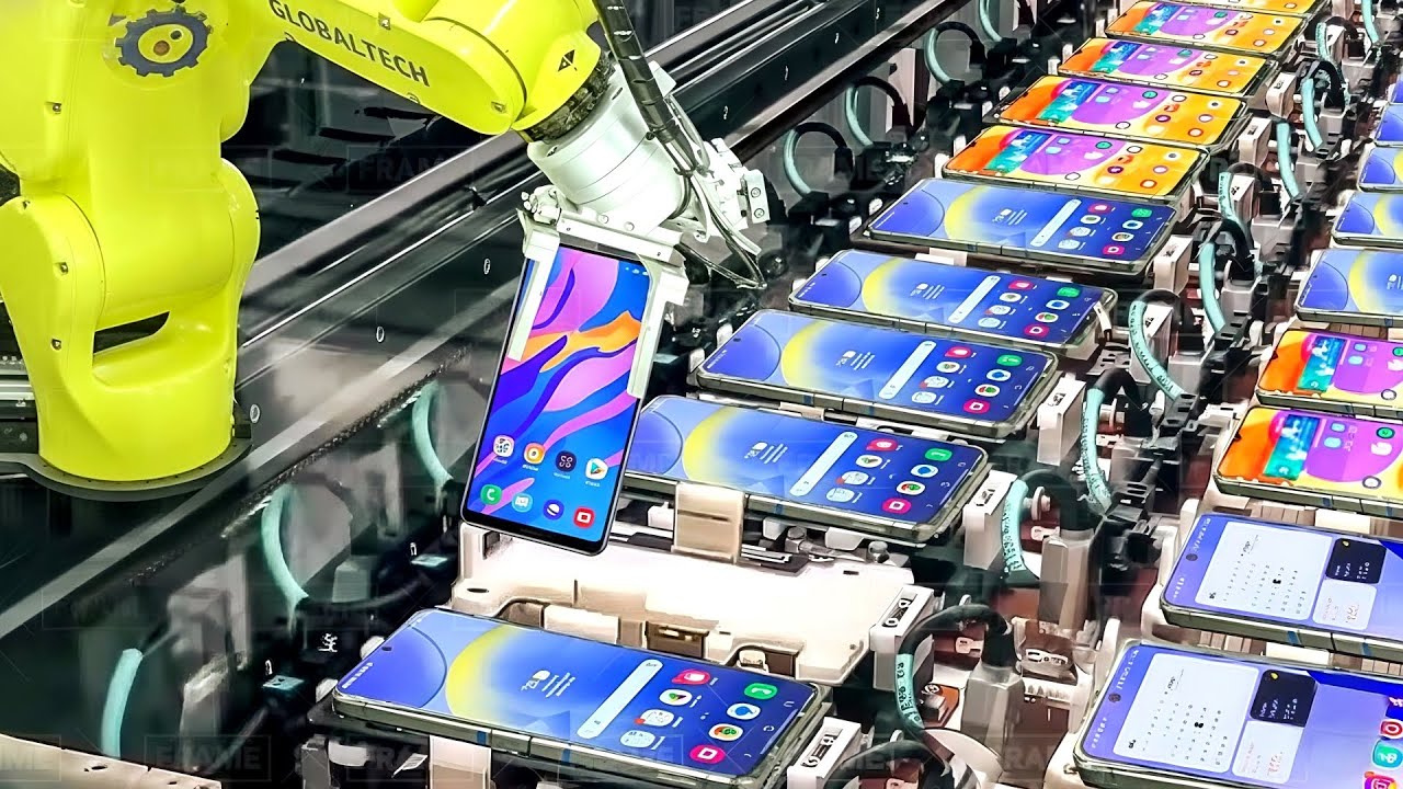 Inside the Samsung Smart Phone Factory: The Complete Manufacturing ...
