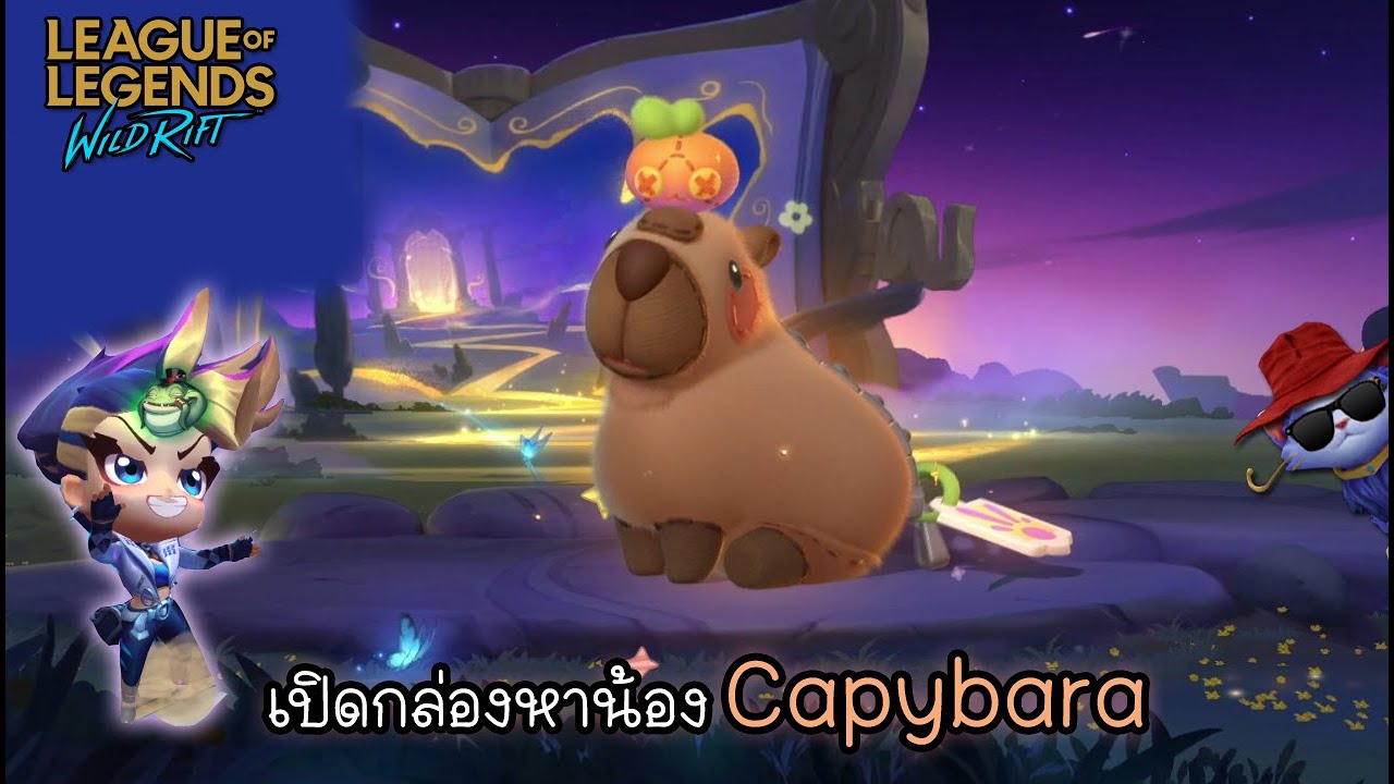 🐿🐹 เปิดสมบัติ Capybara น้องกะปิ | LOL Wild Rift - YouTube