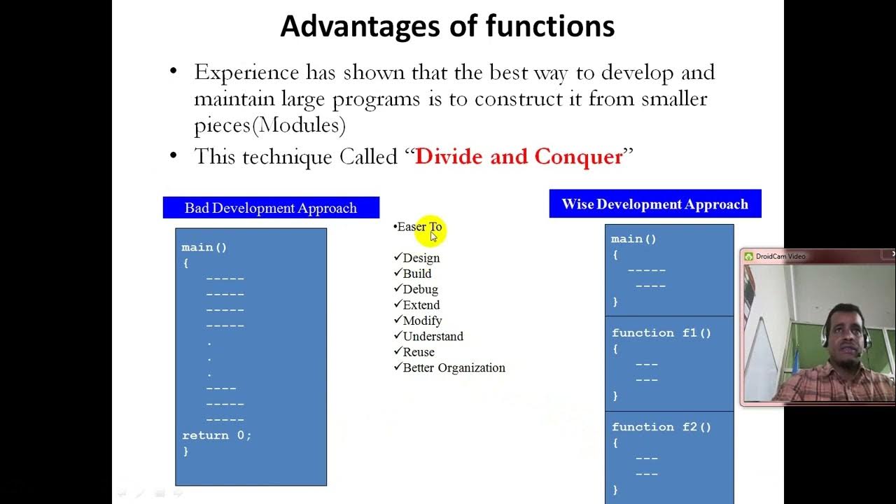 Lecture 31 C Programming Tutorial C Function In Amharic በአማርኛ Youtube