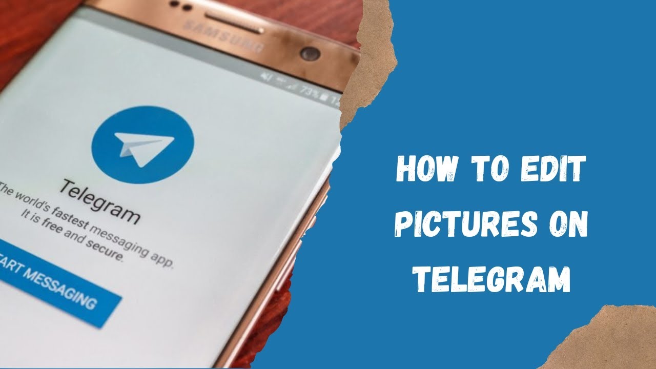 How to Edit Pictures on Telegram - YouTube