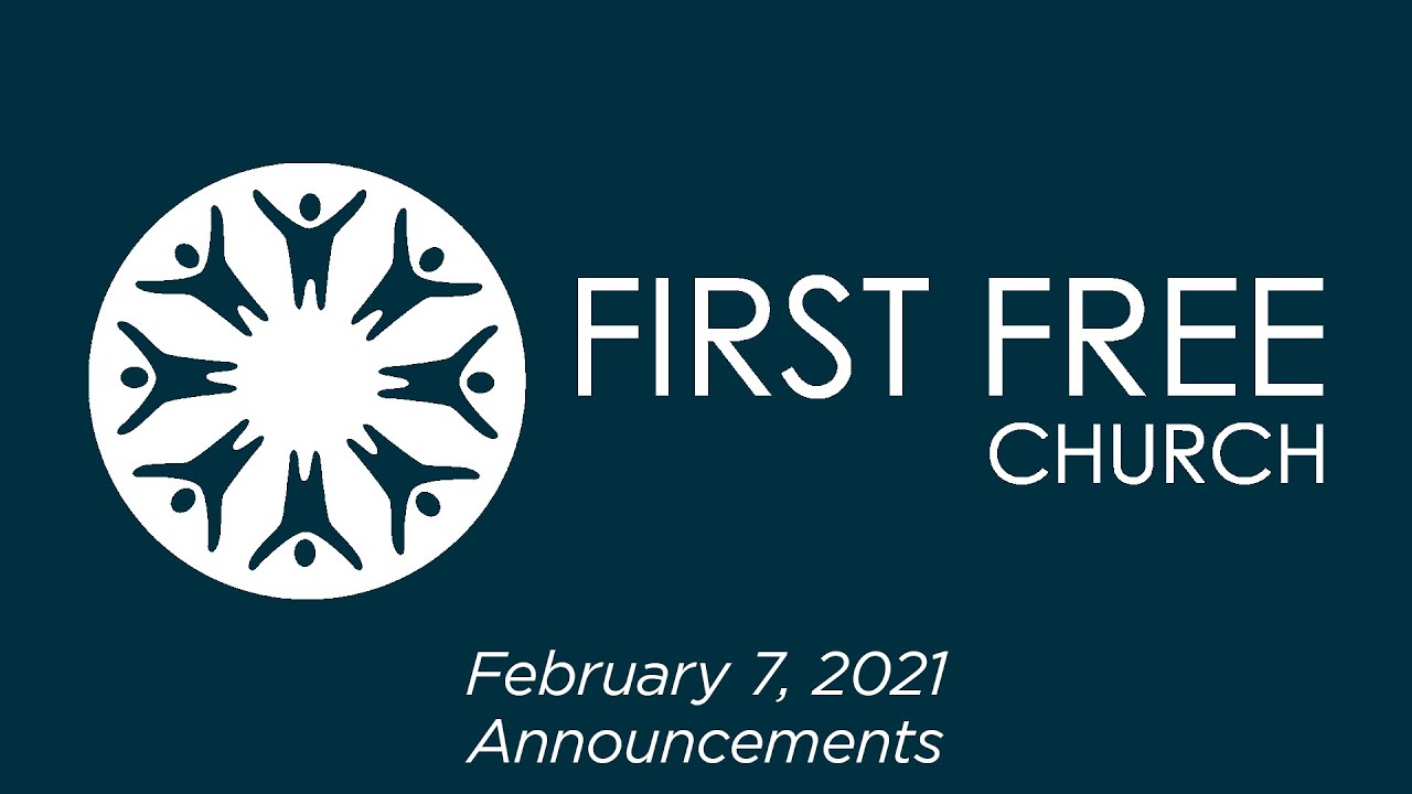 February 7, 2021 Announcements - YouTube