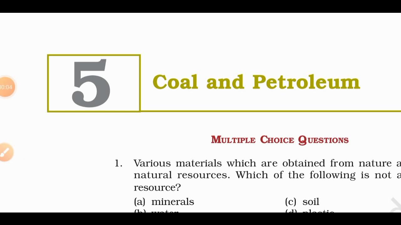 Chapter 5 | Coal and Petroleum | Class 8 | Science | Practice Set | Part 3 | Painless Learning ...