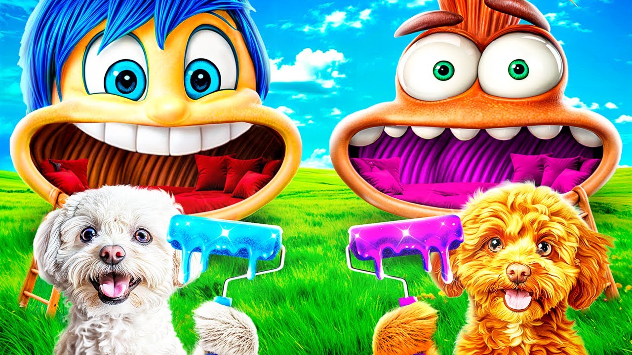 We Build a Tiny House for Dog! Inside Out 2 in Real Life - YouTube