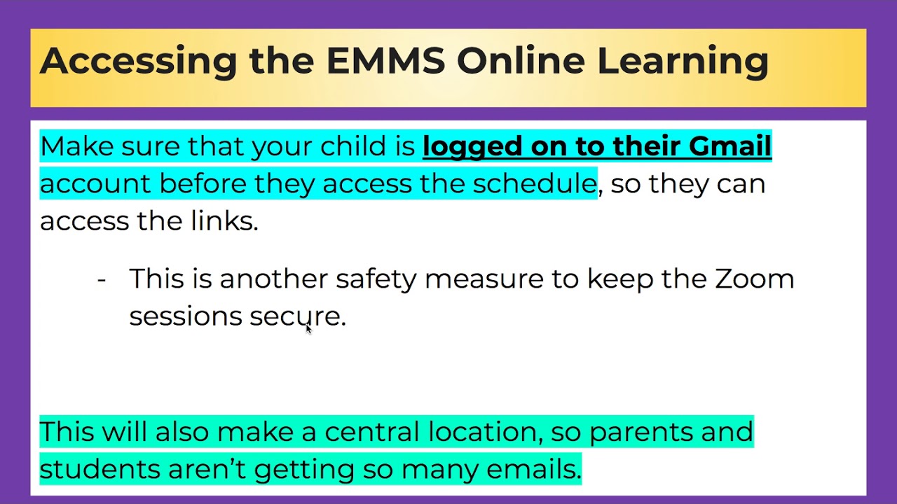 EMMS Online Learning Explanation - YouTube