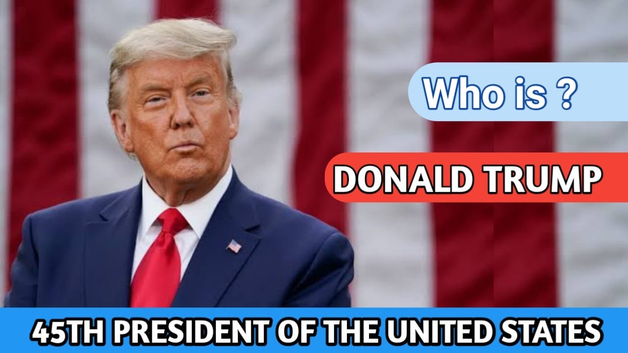 Donald Trump the 45th President of the USA || 45th president of ...