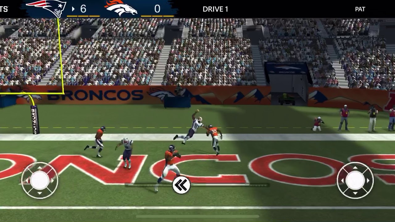 Madden Mobile - Crazy One Handed Catch! - YouTube