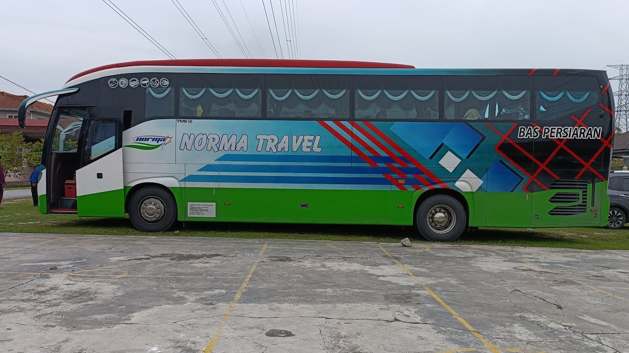 BAS PERSIARAN GANU| NORMA TRAVEL |TMS5H |TMS 12 CHASSIS - YouTube