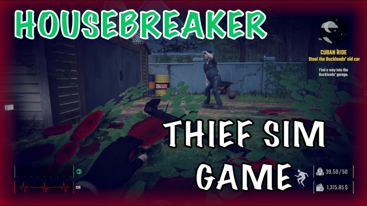 Breaking Into Peoples Homes in Housebreaker - YouTube