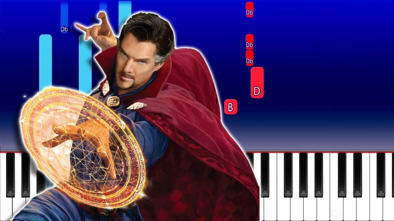 Multiverse of Madness - Doctor Strange (Piano Tutorial) - YouTube
