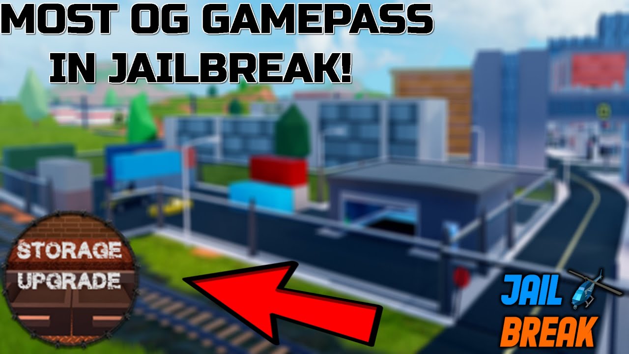 THE MOST OG *GAMEPASS* IN JAILBREAK! (Extra Storage) - YouTube