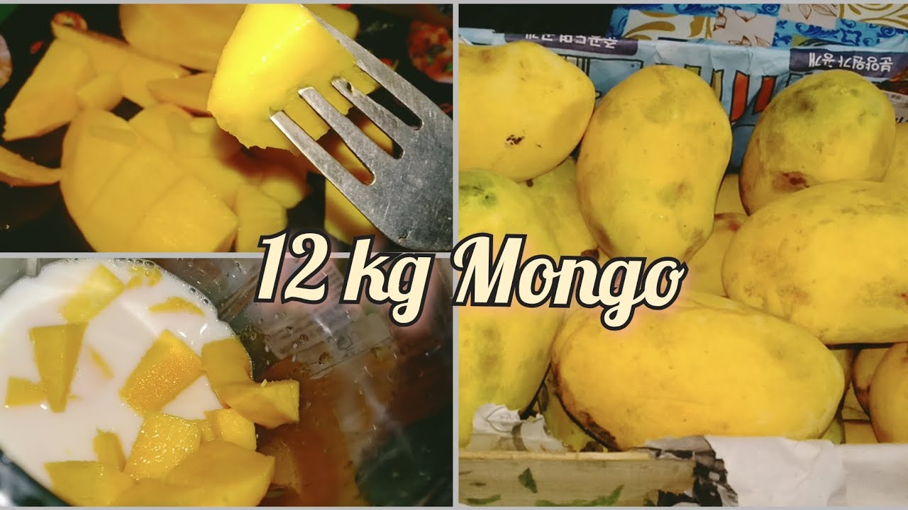 Mango shake∆ 12 kg mongo∆ @Anumfoodygirl - YouTube