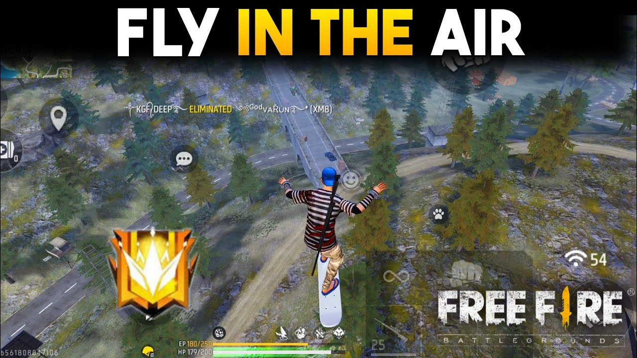 NEW FLY IN THE AIR TRICK IN FREEFIRE 😂NEW GLITCH OR WOT🤯 - YouTube