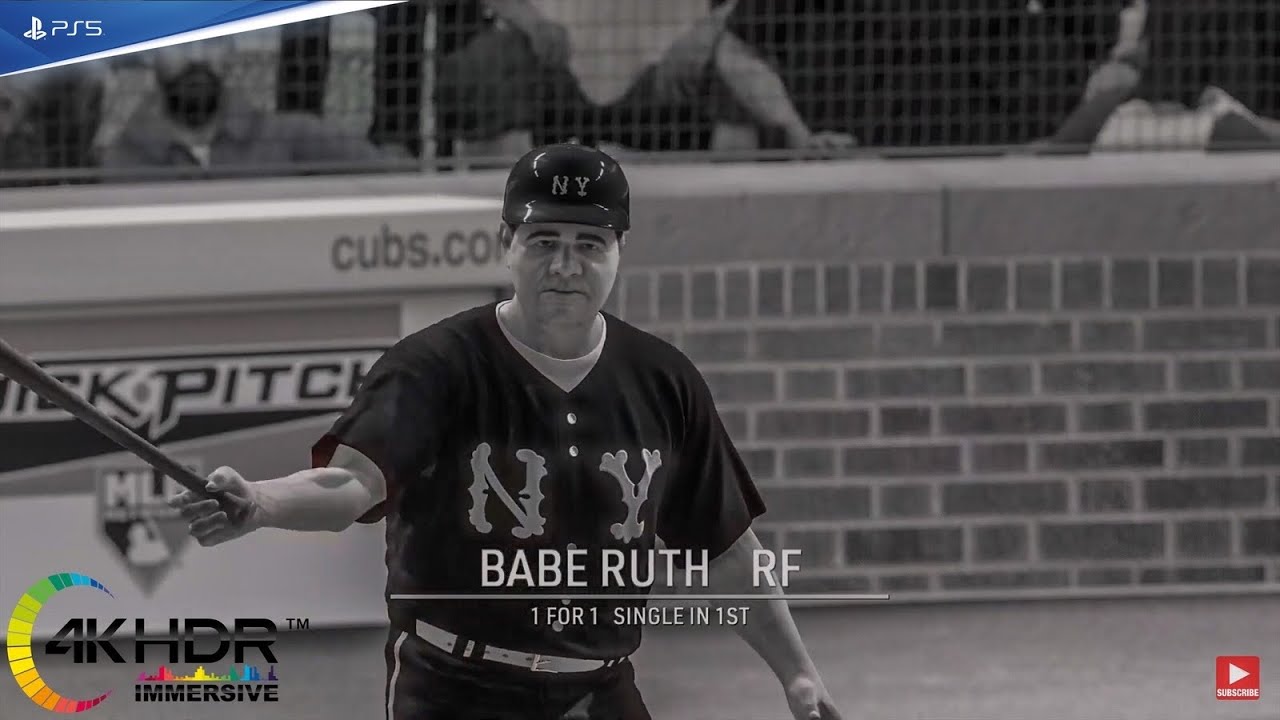 Recreating Babe Ruth's Called Shot! Game 3 of the 1932 World Series! 4K ...