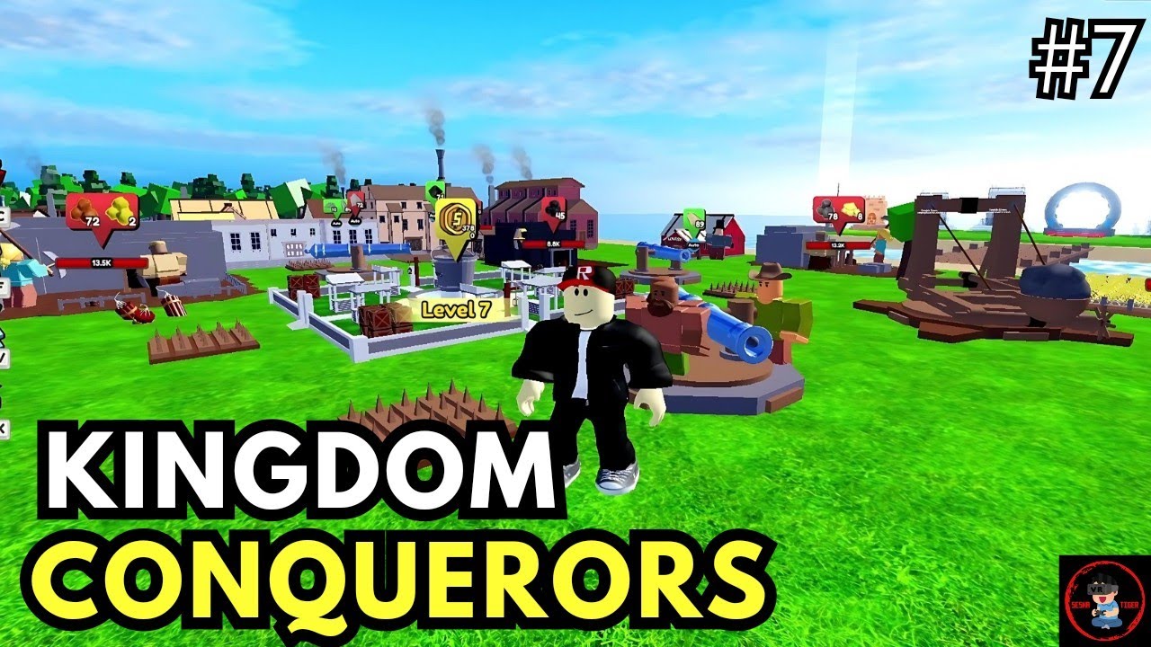 Building level 7 Village in Roblox Kingdom Conquerors - YouTube