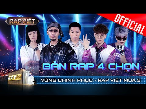 Top bản rap ẵm ngay 4 chọn khiến dàn HLV đấu nhau căng não|Rap Việt Mùa ...
