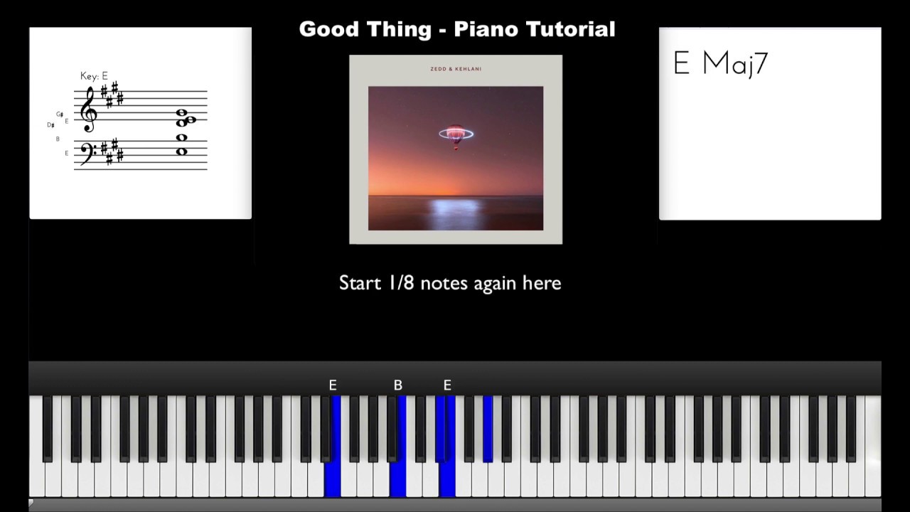 Good Thing Piano Tutorial - YouTube