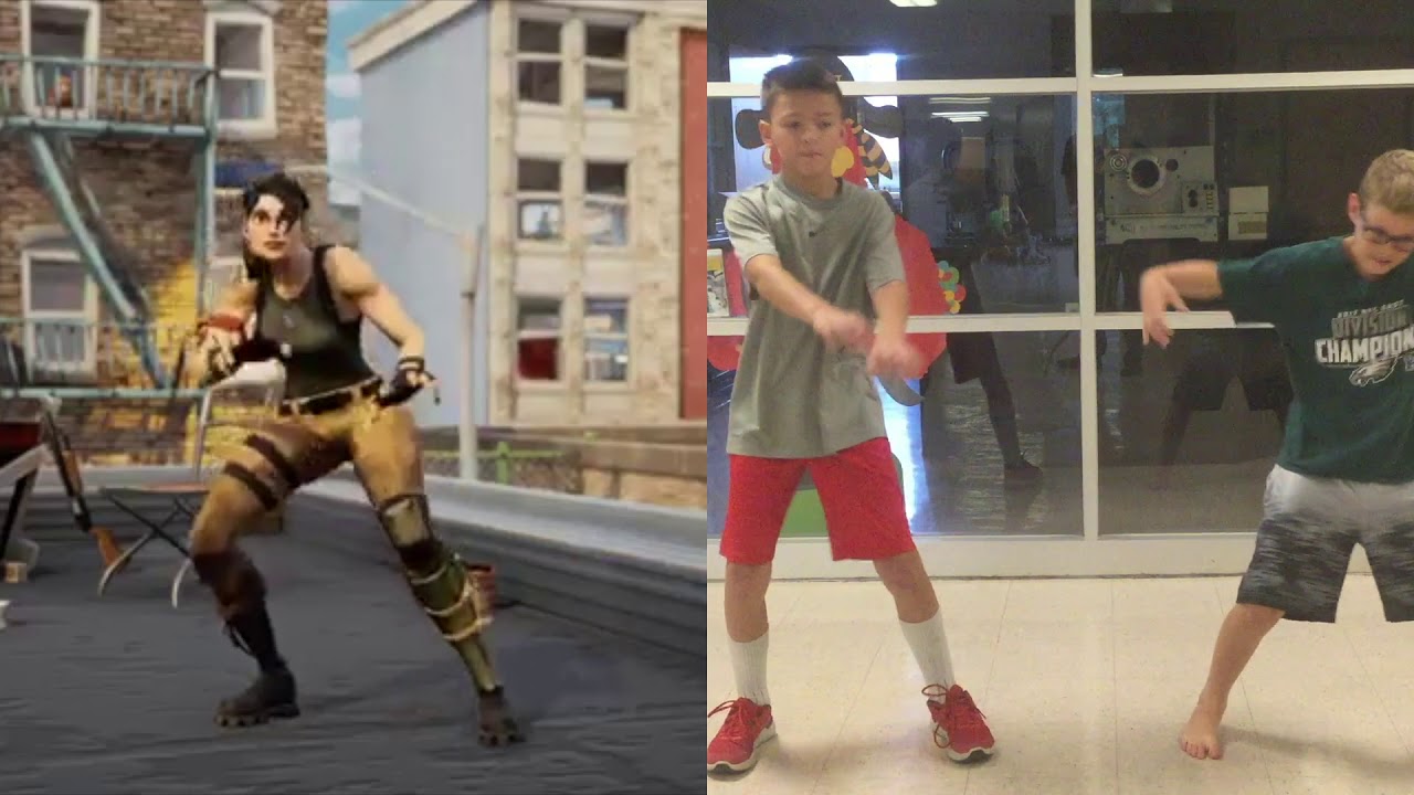 Fortnite IRL Dancing - YouTube