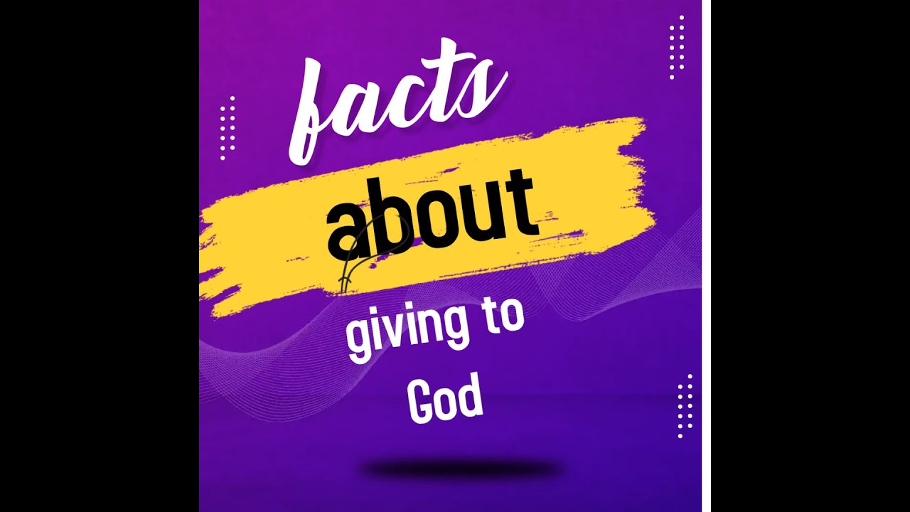 Facts about giving - YouTube