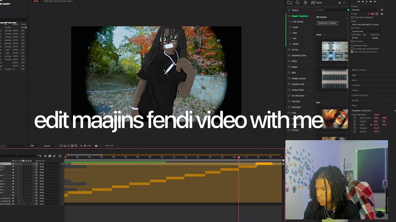 edit maajins fendi music video with me on live 10/23/24 - YouTube