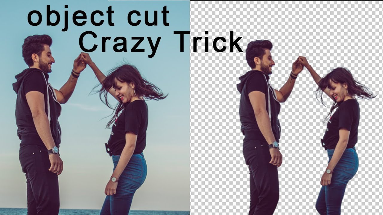 How To Cut Out An Object crazy Trick In Adobe Photoshop - YouTube