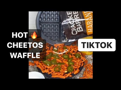 HOT CHEETOS WAFFLE TIKTOK - YouTube