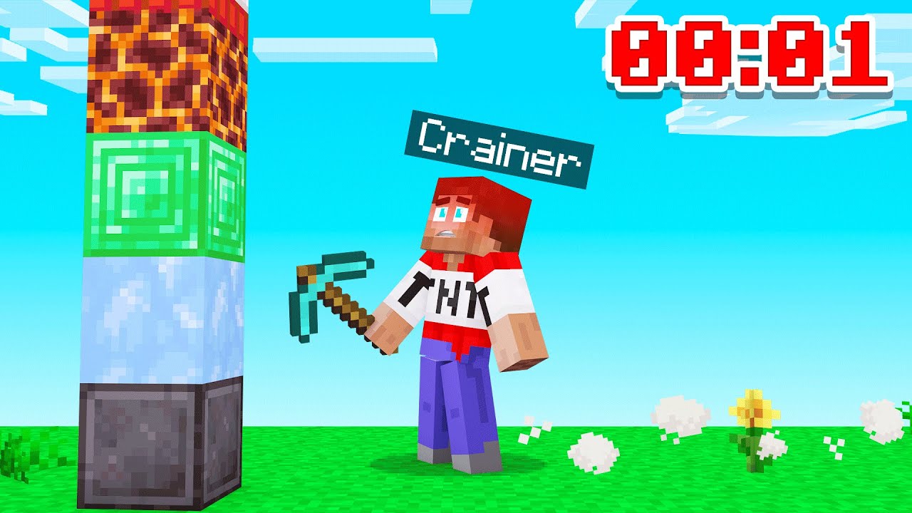 MINECRAFT But If You STOP MINING You DIE! (Insane) - YouTube