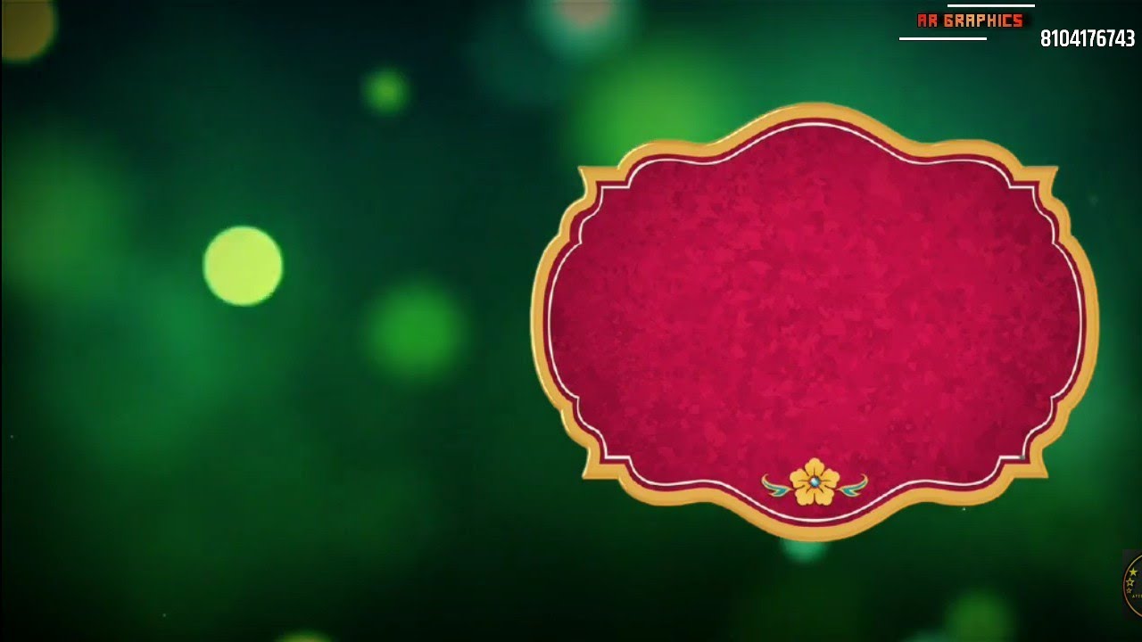 Wedding invitation template | Wedding Invitation Blank Video| wedding ...