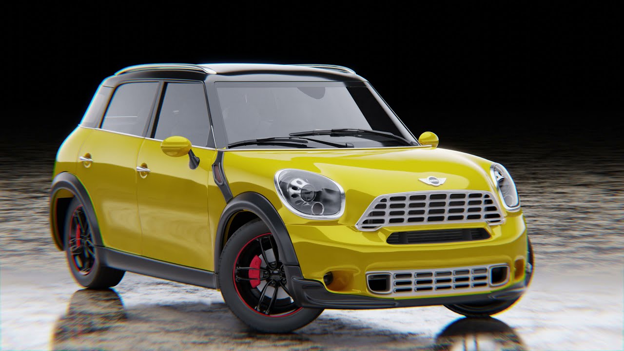 Mini Cooper - Blender animation - YouTube