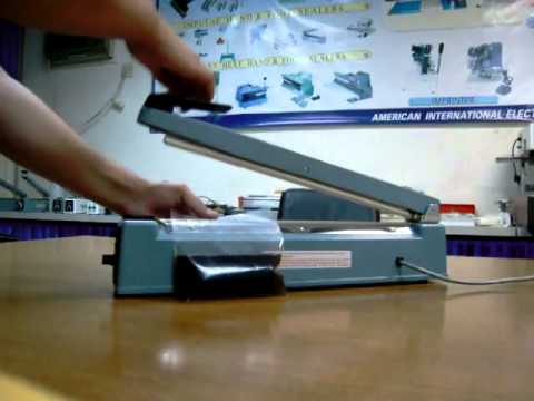IMPULSE SEALER PFS 400 - YouTube