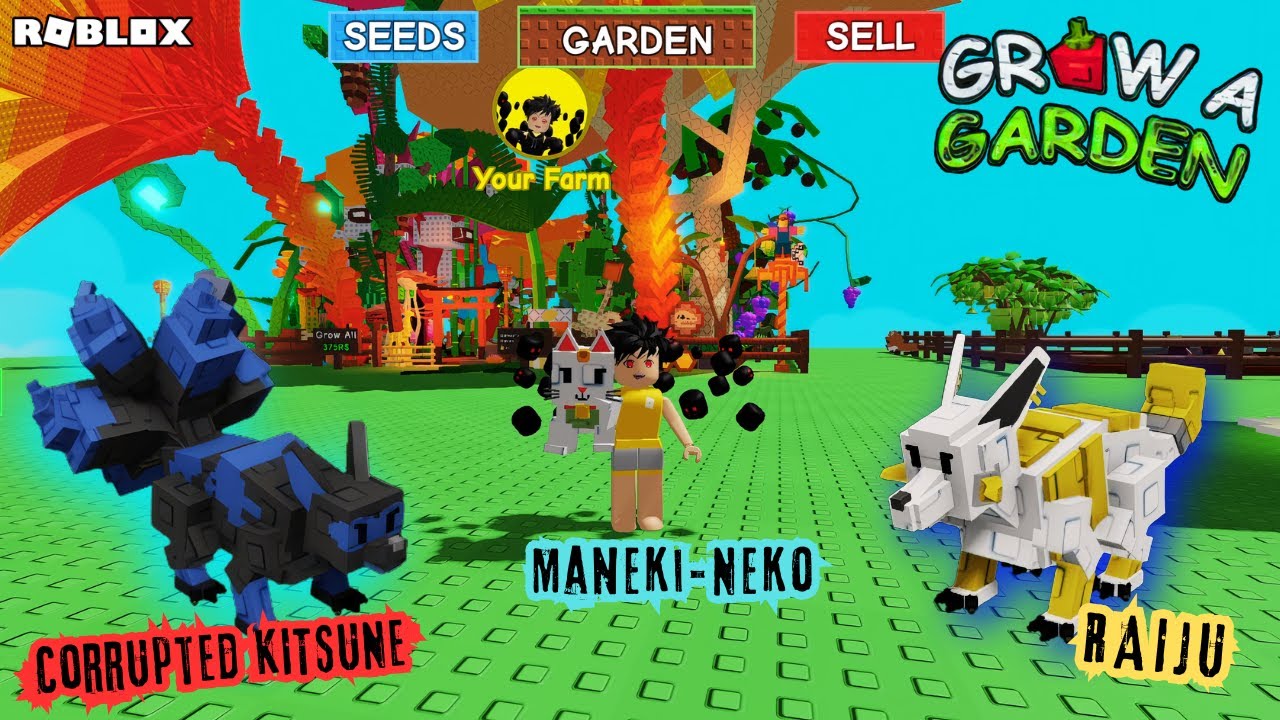 I Finally Got the Master Sprinkler in Grow A Garden! Corrupted KITSUNE ...