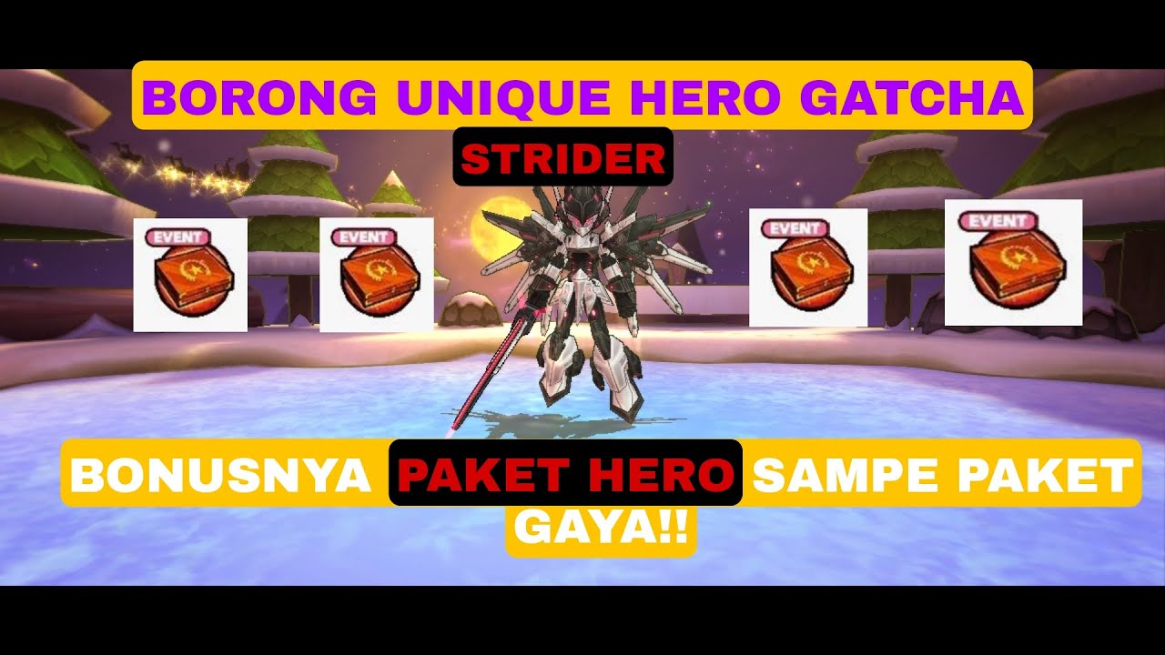 AKHIRNYA BACK!! BORONG UNIQUE HERO STRIDER SAMPE DAPAT TERNYATA WORTH ...