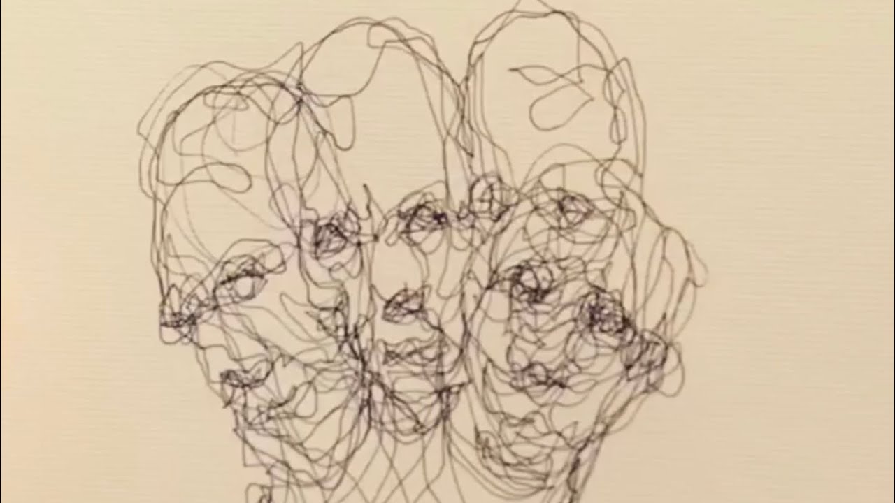 Time Lapse Drawing Process Ballpoint Pen On Paper Youtube