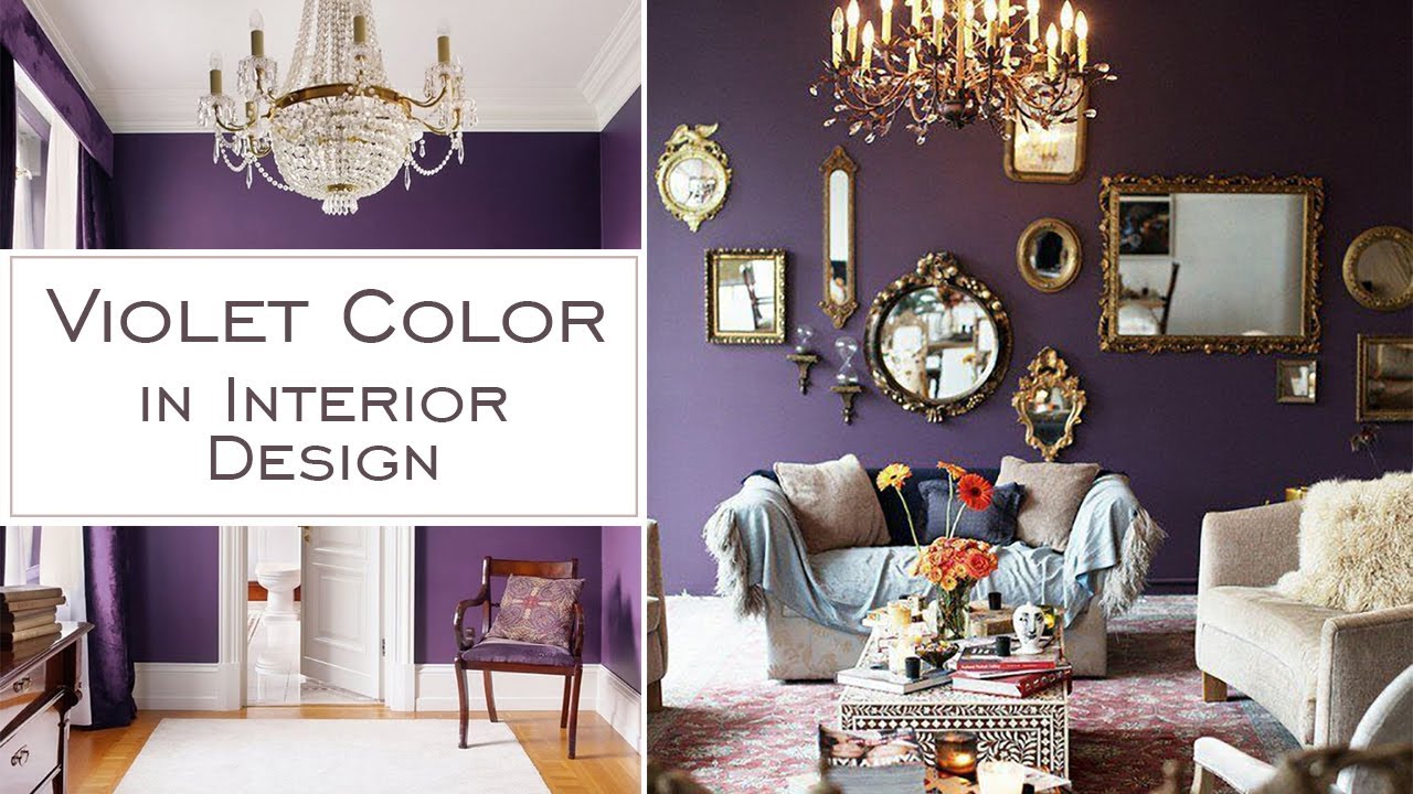 Purple Interior Design Ideas. Color Inspiration for Home Decor - YouTube