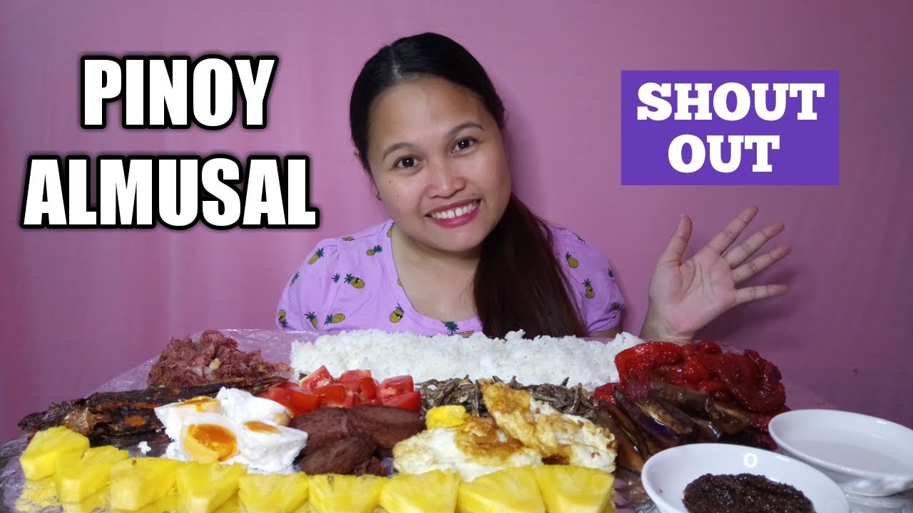 FILIPINO BREAKFAST MUKBANG | PINOY ALMUSAL MUKBANG | SHOUT OUT ...
