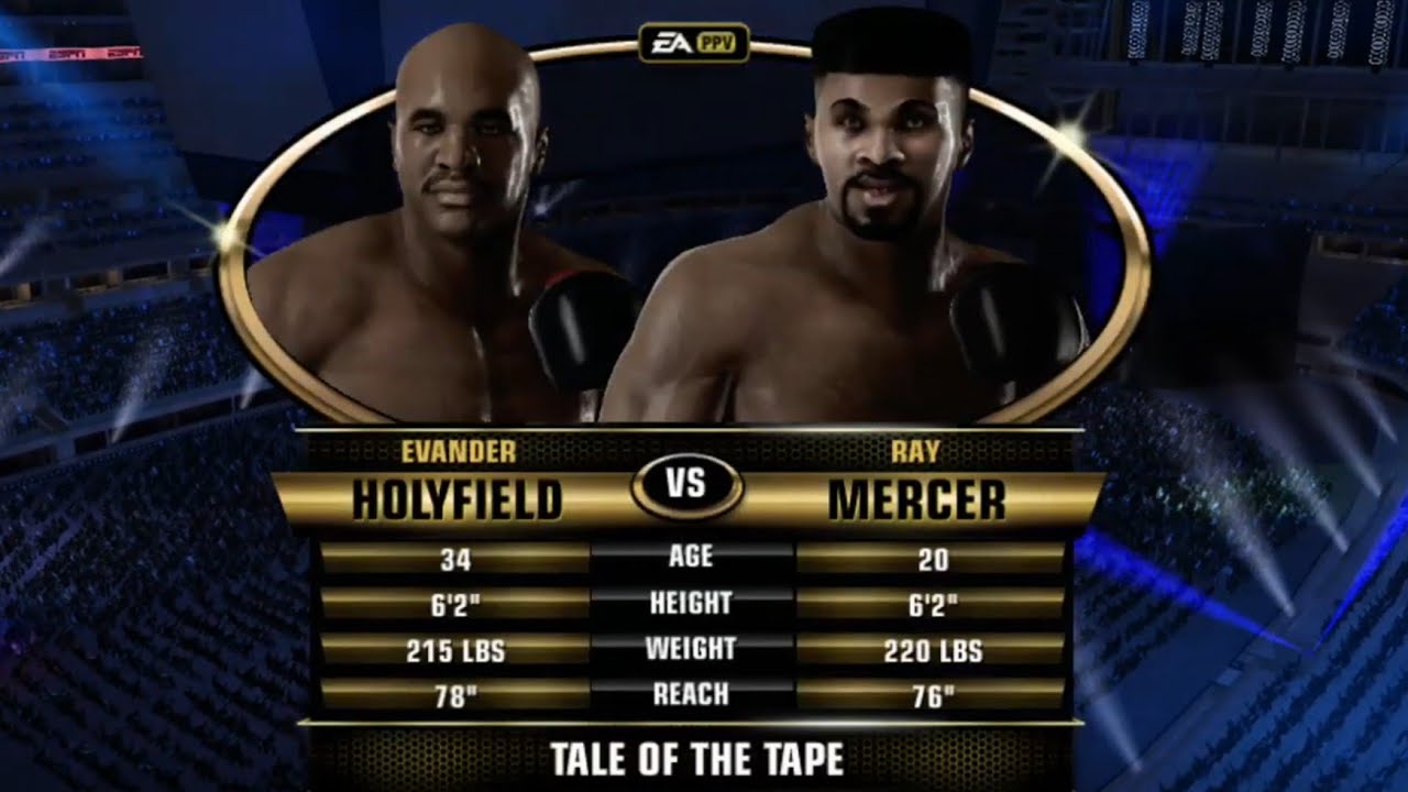 FIGHT NIGHT CHAMPION 2020 Evander Holyfield vs Ray Mercer - YouTube