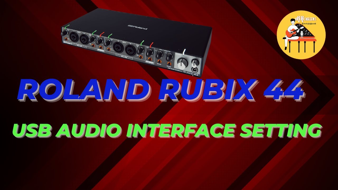 Roland Rubix 44 USB Audio Interface Setting - YouTube