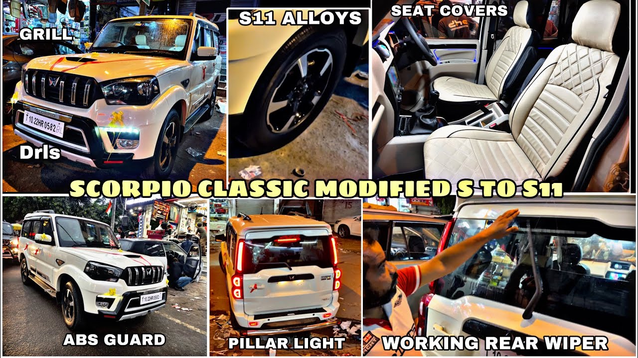 SCORPIO CLASSIC MODIFIED S TO S11 | BASE TO TOP WITH ALL ACCESSORIES 🔥 ...