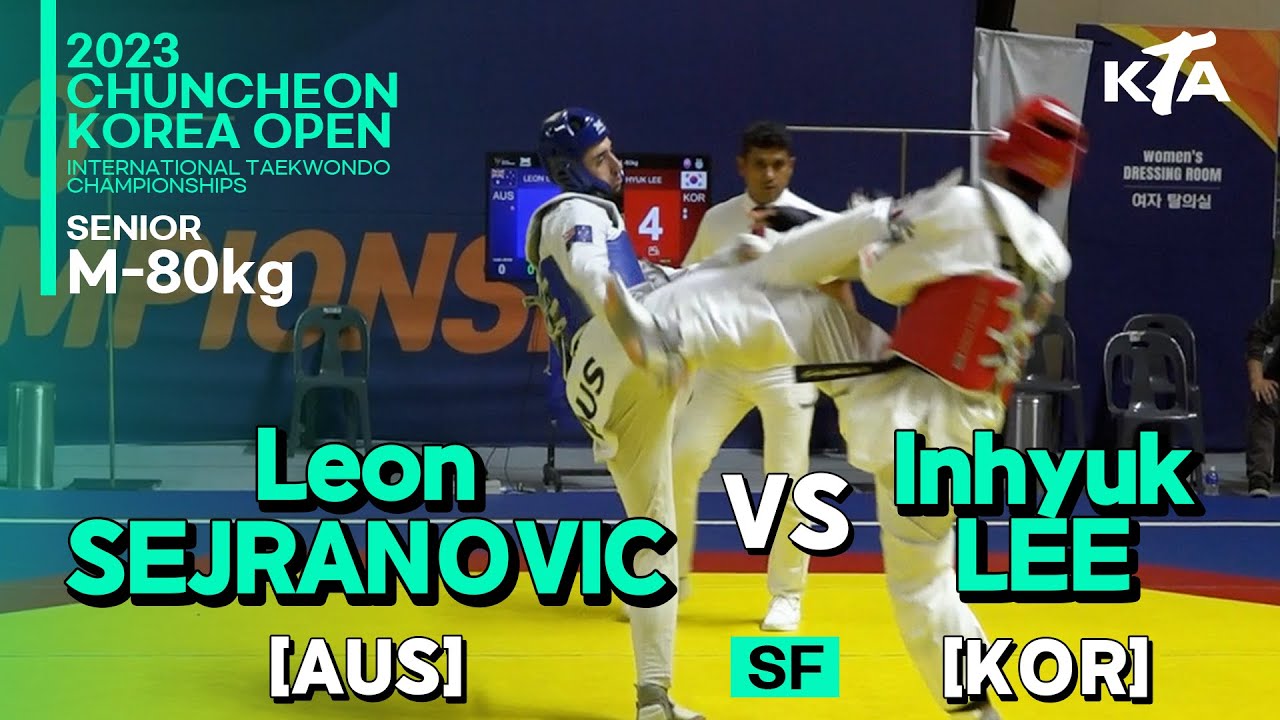 Leon SEJRANOVIC(AUS) vs Inhyuk LEE(KOR) | SF SENIOR M-80kg | 2023 춘천코리아 ...