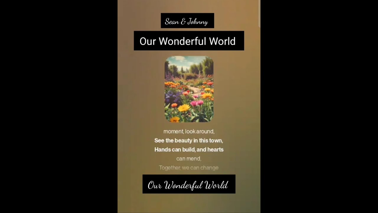 Our World, Our Song - Sean & Johnyn | New Edition 2024 #music #oursong ...