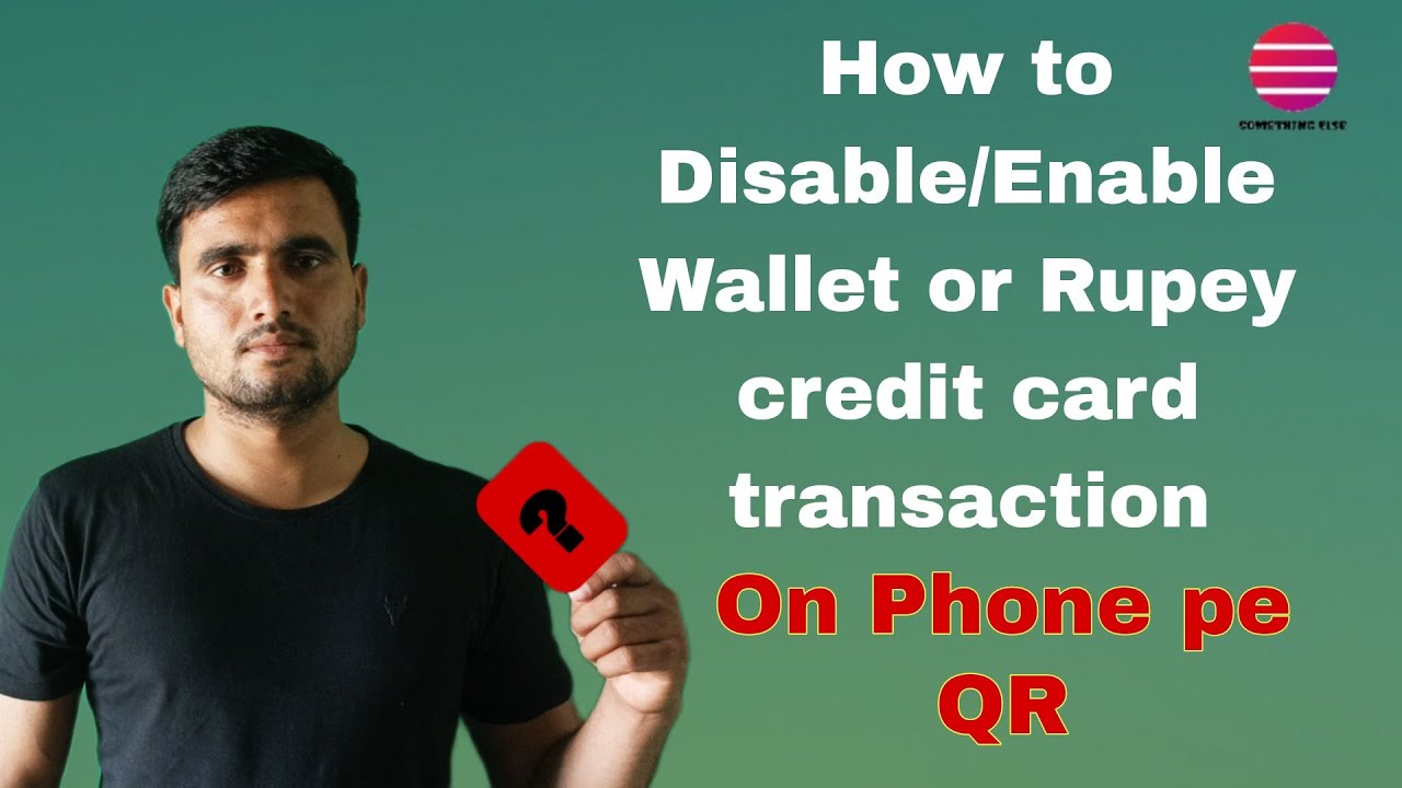 How To disable/enable wallet or Rupey credit card transaction on your ...
