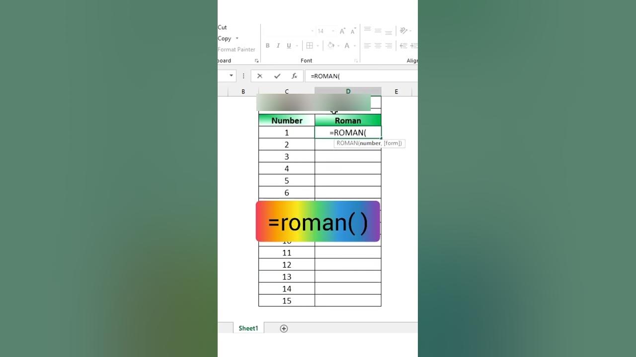 How To Use Roman Number In Excel Brainupp Youtube