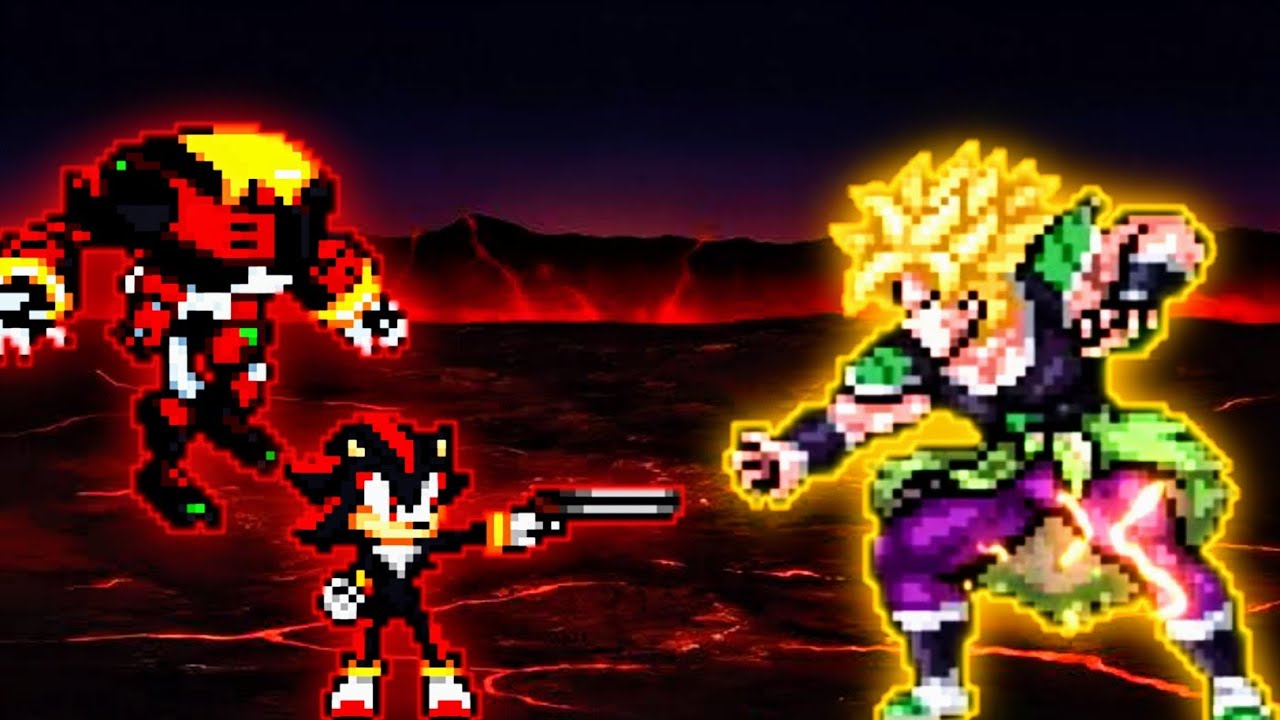 Shadow (New) VS Broly DBS in Jump Force Mugen 🔥 - YouTube